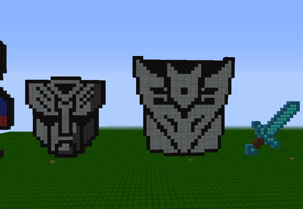 Pixel Art Minecraft Map