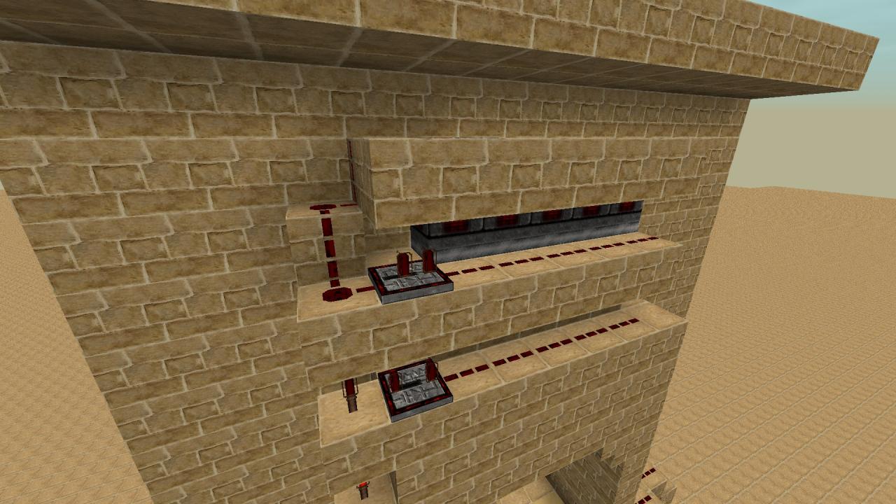 Sandstone themed portcullis. V1 Minecraft Map