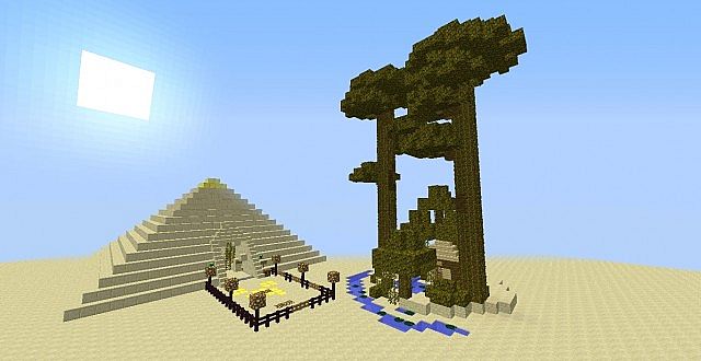 The Creeper Pyramid Adventure Minecraft Map