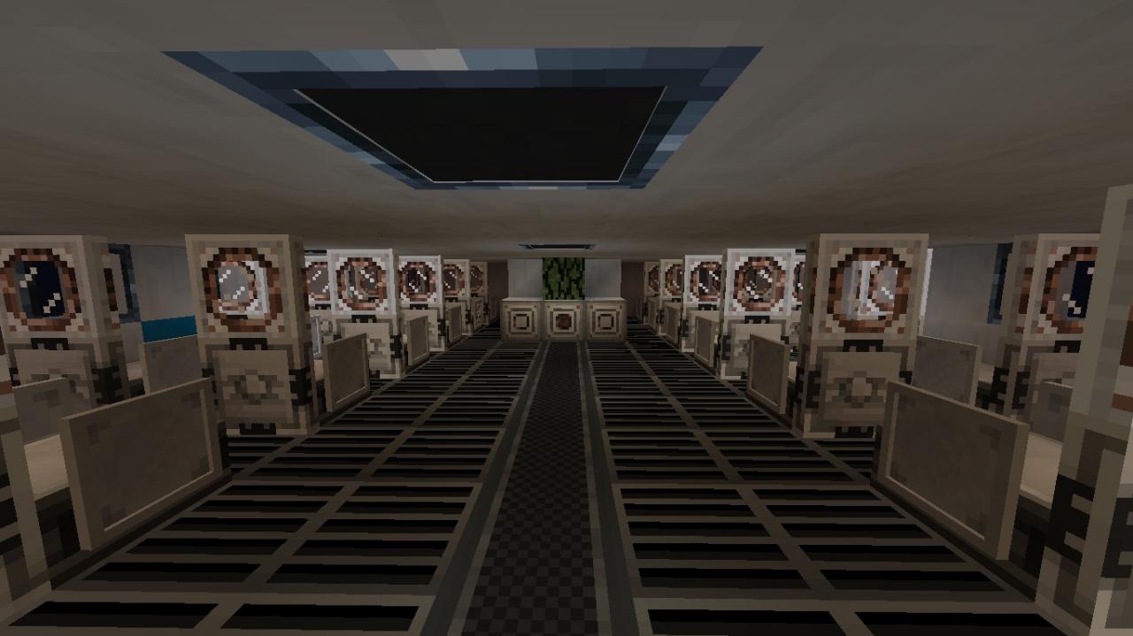 passenger spaceship Minecraft Map