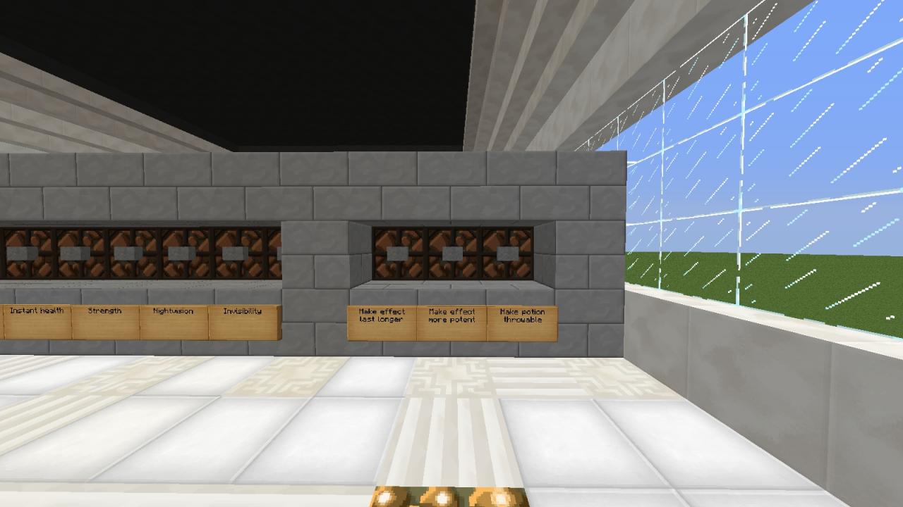 Multi-brewing system [SUPER COMPACT] Minecraft Map