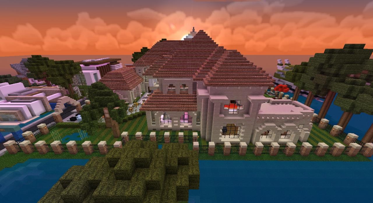 Paradiso ~ Mediterranean Style mansion! Minecraft Map