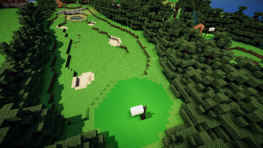Golf course Minecraft Map