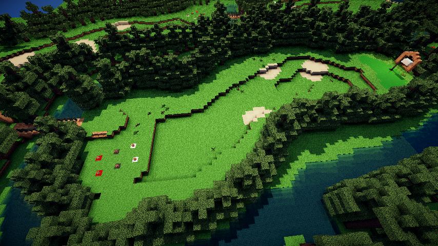 Golf course Minecraft Map