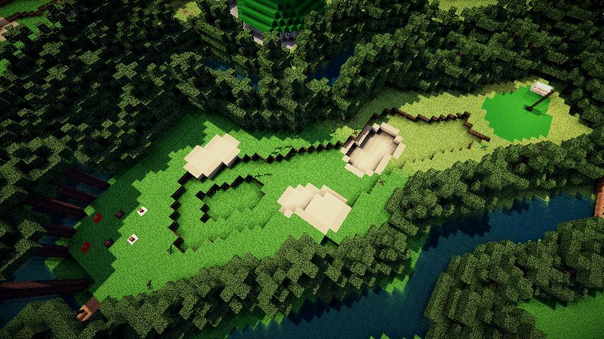 Golf course Minecraft Map