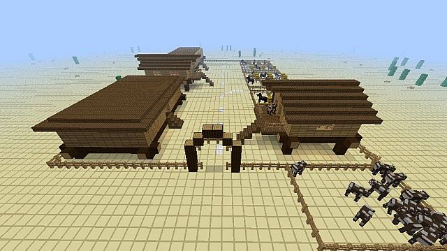 Cowboy Village Minecraft Map