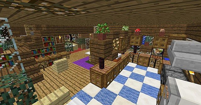 Cabin with Porch Minecraft Map