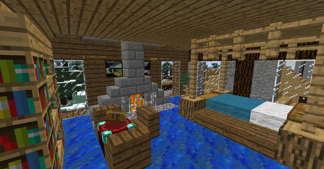Cabin with Porch Minecraft Map