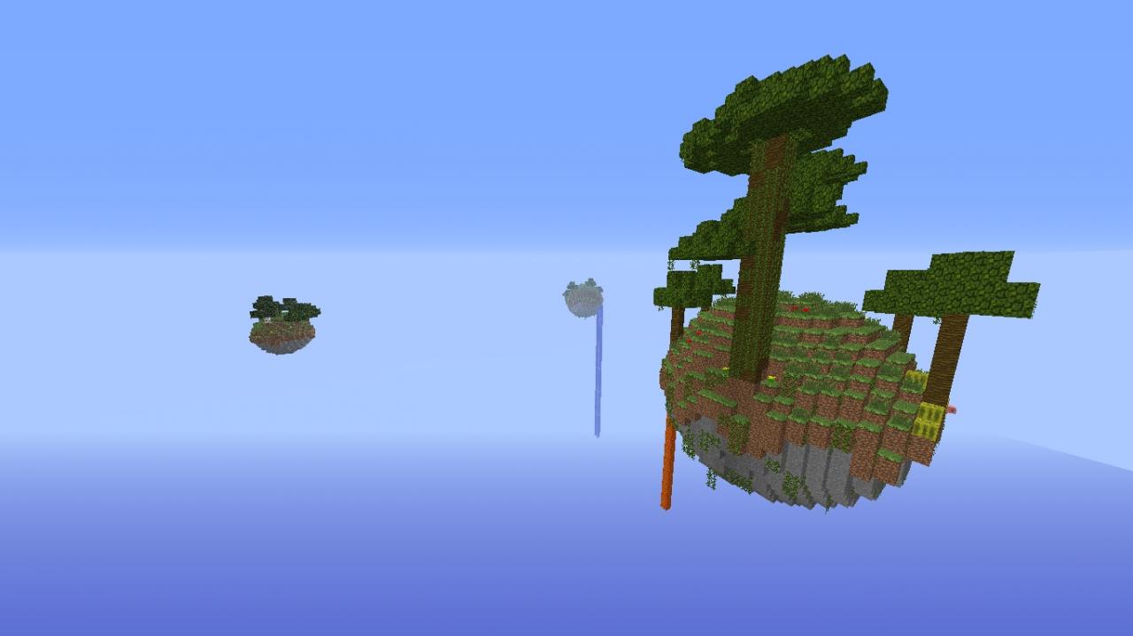 epic sky block Minecraft Map