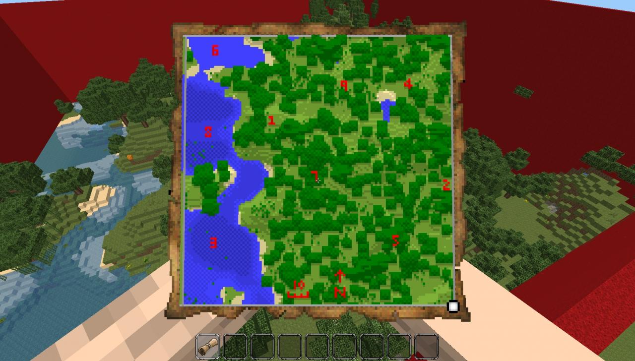Orienteering Minecraft Map