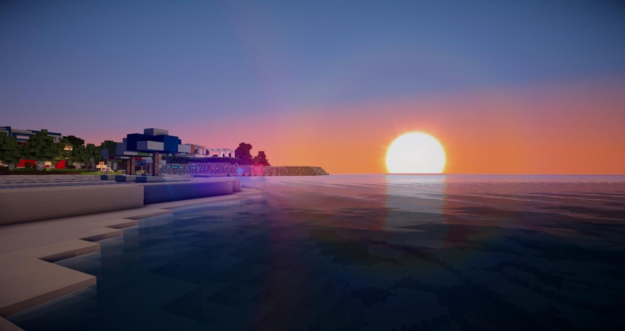 Beach Town! Minecraft Map