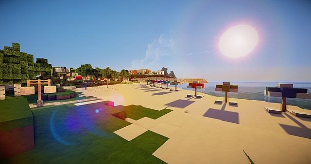 Beach Town! Minecraft Map
