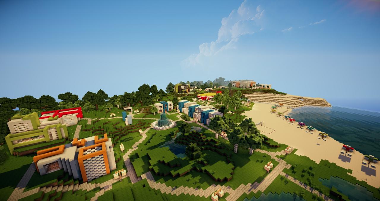 Beach Town! Minecraft Map