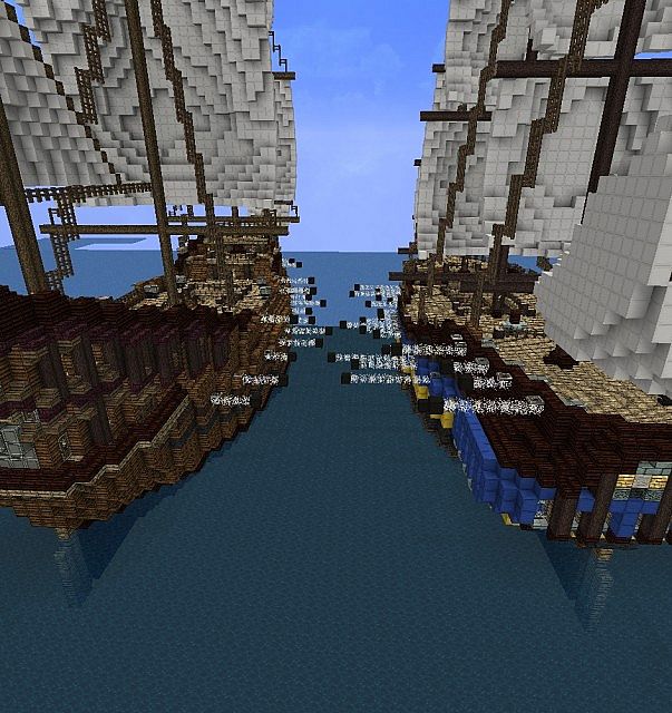 Sea Battle Minecraft Map