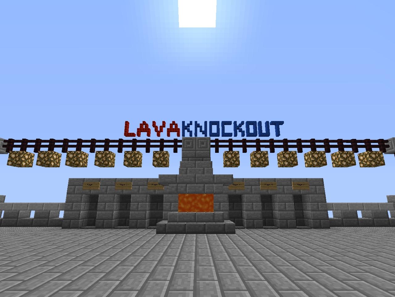 [1.6+] Lava Knockout (Mini Game) NEW! Minecraft Map