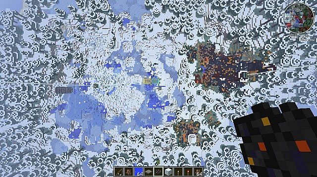 A battle of meteors Minecraft Map