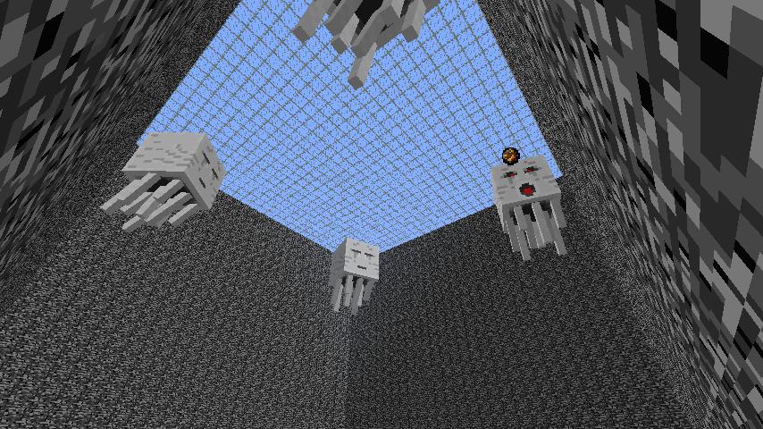 Ghast Blast! Minecraft multiplayer mini-game Minecraft Map