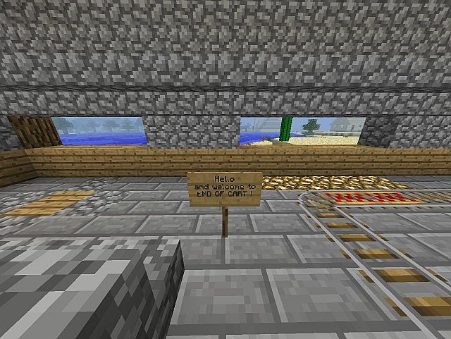 End of Cart Minecraft Map