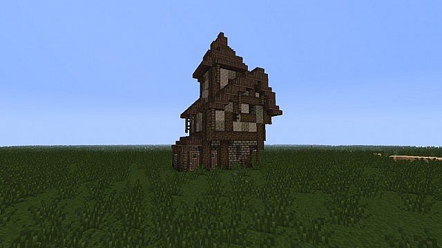 Crooked house Minecraft Map