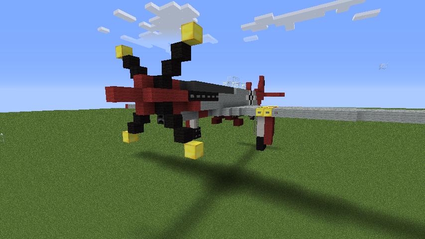 P-51d Mustang (Redtail) Minecraft Map