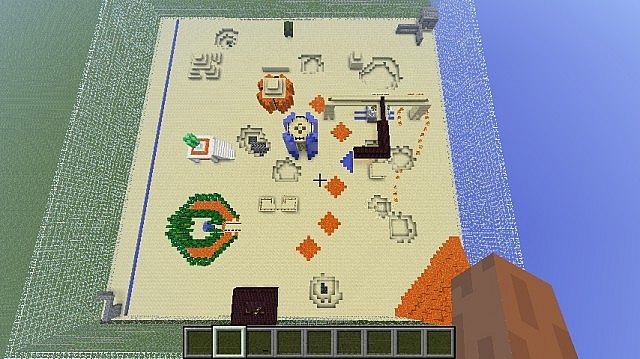 Dessert Lava PvP Map Minecraft Map