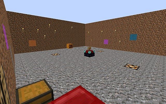 Dirt wall/Cube Map Minecraft Map