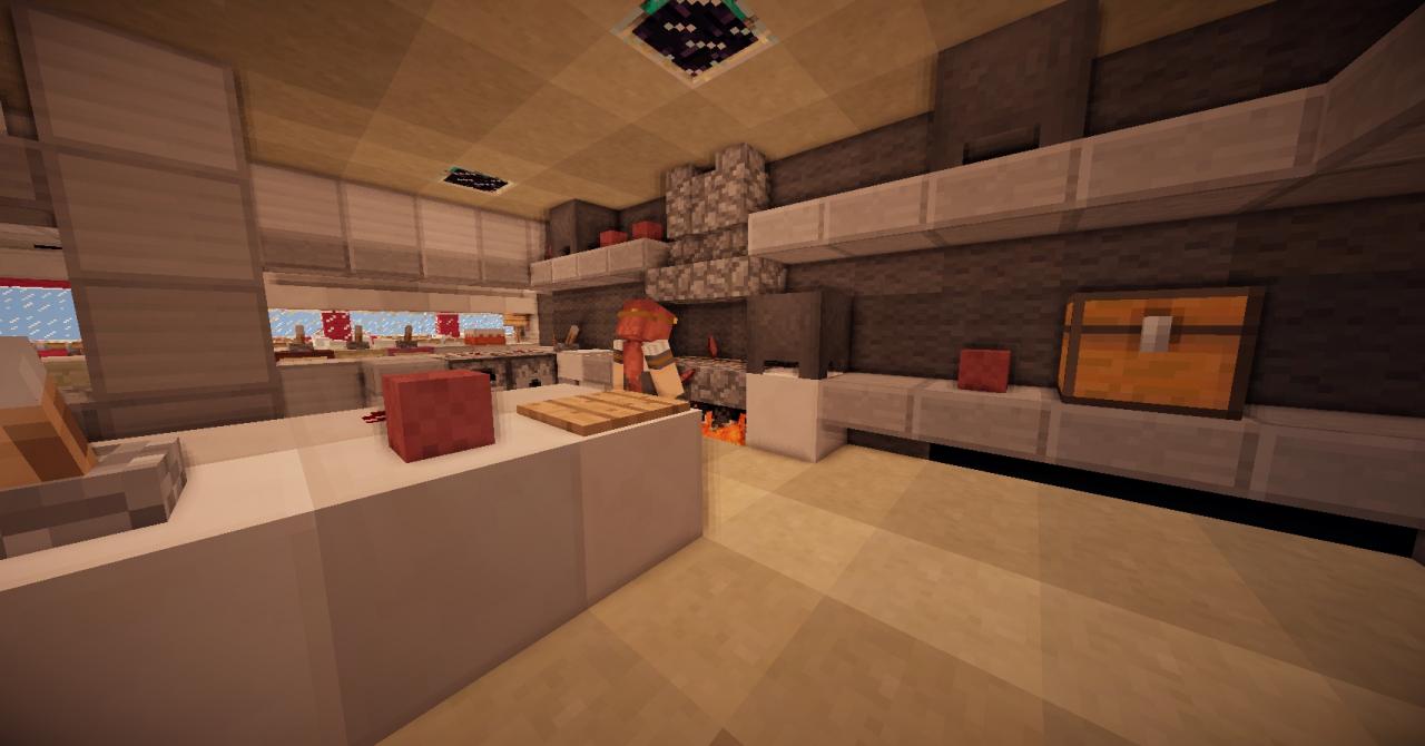 American Diner Modern Style Minecraft Map