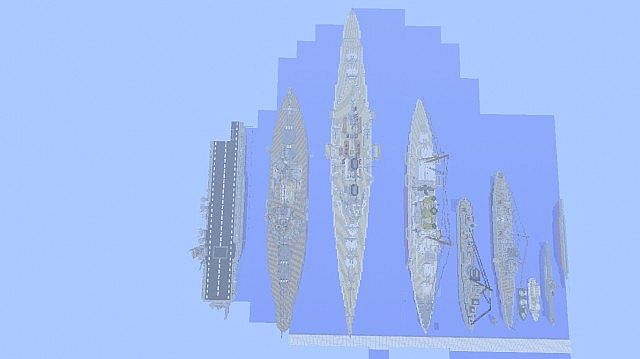 WW2 Naval Armada Minecraft Map