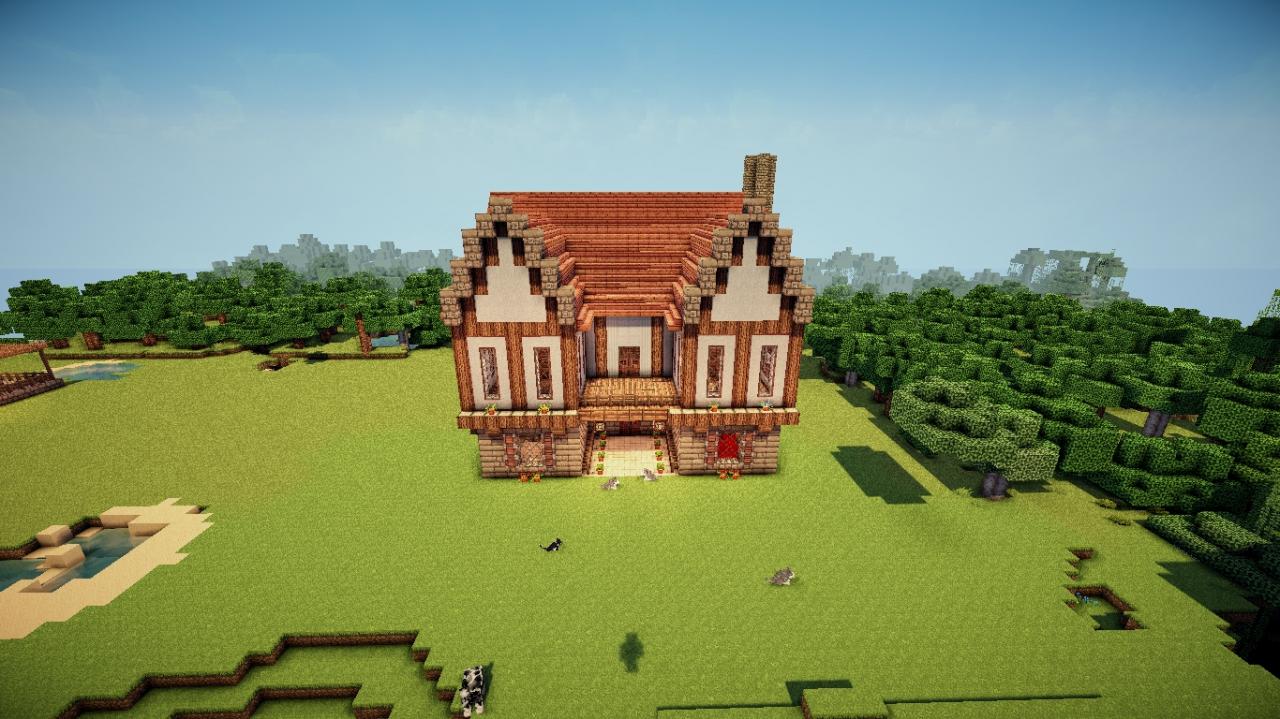 Large Manor House Minecraft Map