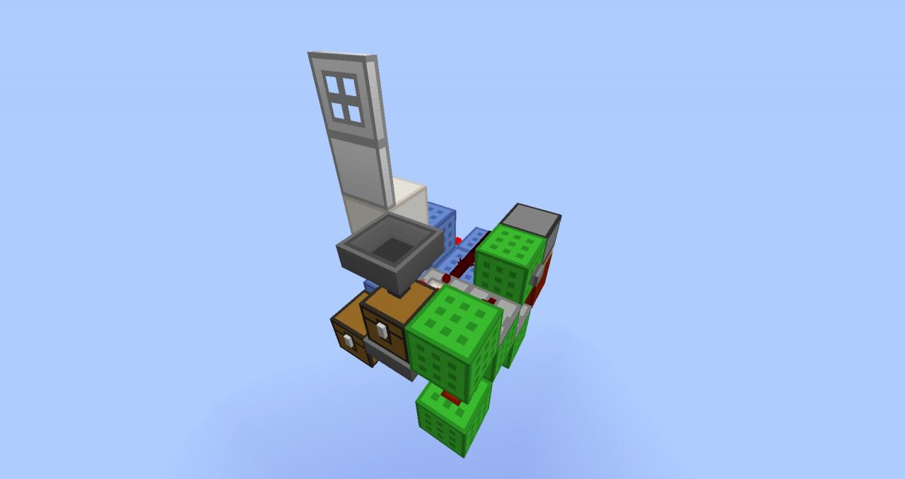 Super Small Hopperlock Minecraft Map