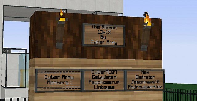 The Ribbon 13x13 Minecraft Map