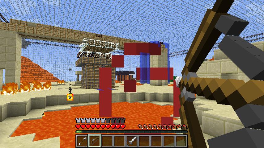 Dessert Lava PvP Map Minecraft Map