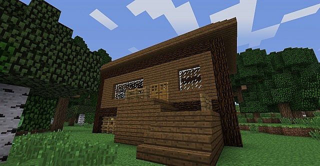 Wooden Shack House Minecraft Map
