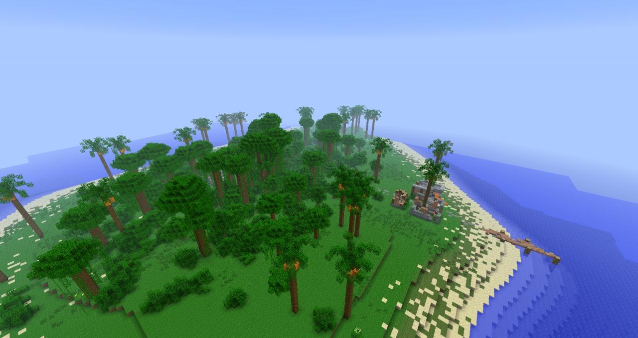The Survival Island 3 Minecraft Map