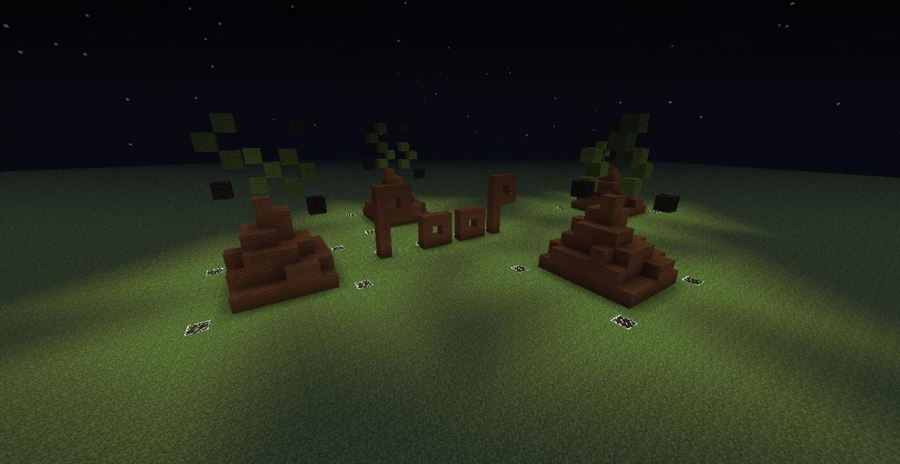 Poop Map + Schematic + No seed Minecraft Map