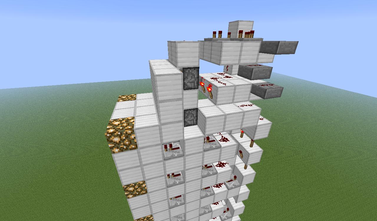 Piston Elevator V2.1 Minecraft Map