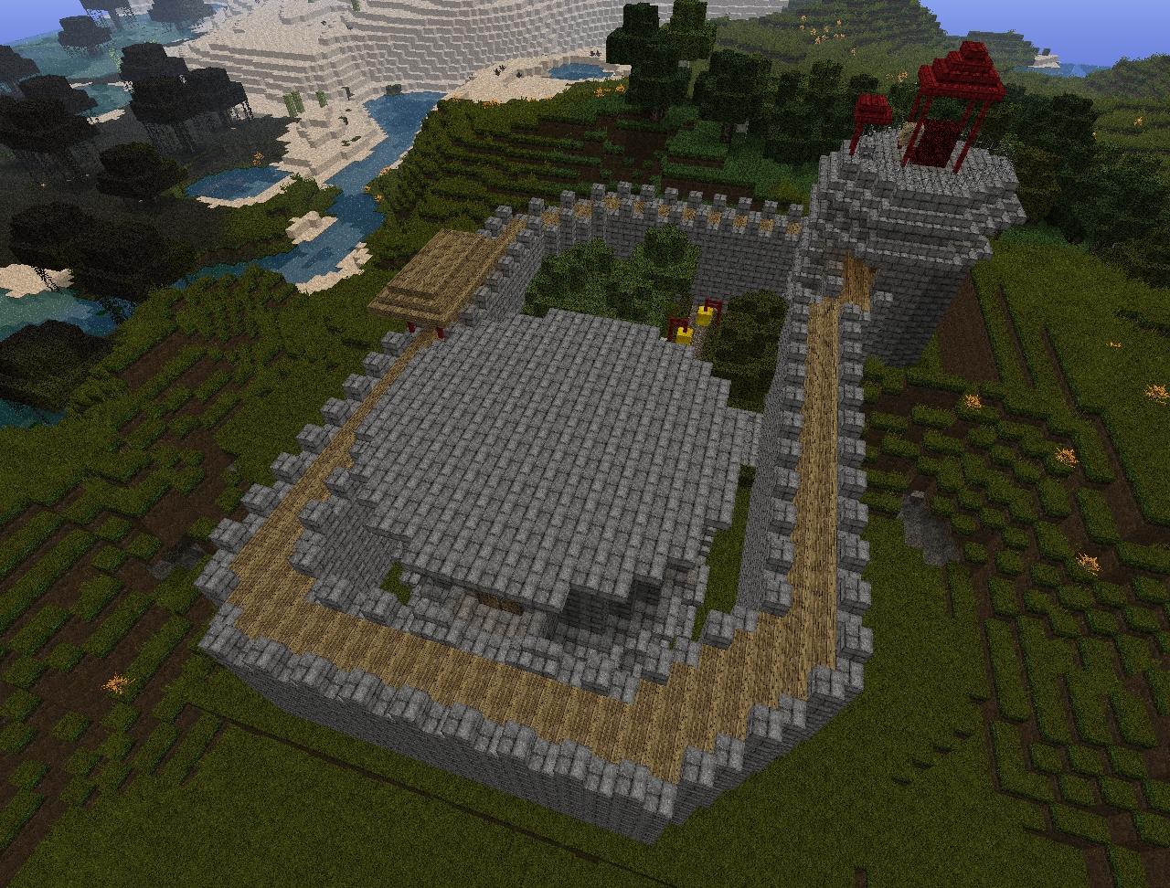 CASTLE/FORT BEDROOM ASSEMBLY ROOM AND MORE! Minecraft Map