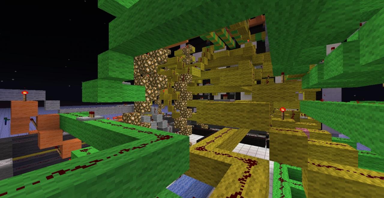 Minecraft Redstone Minigame - Chicken Gravity Minecraft Map