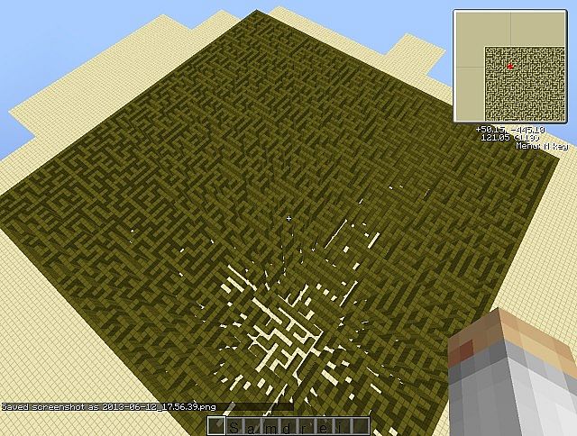 Biggest Maze Minecraft Map