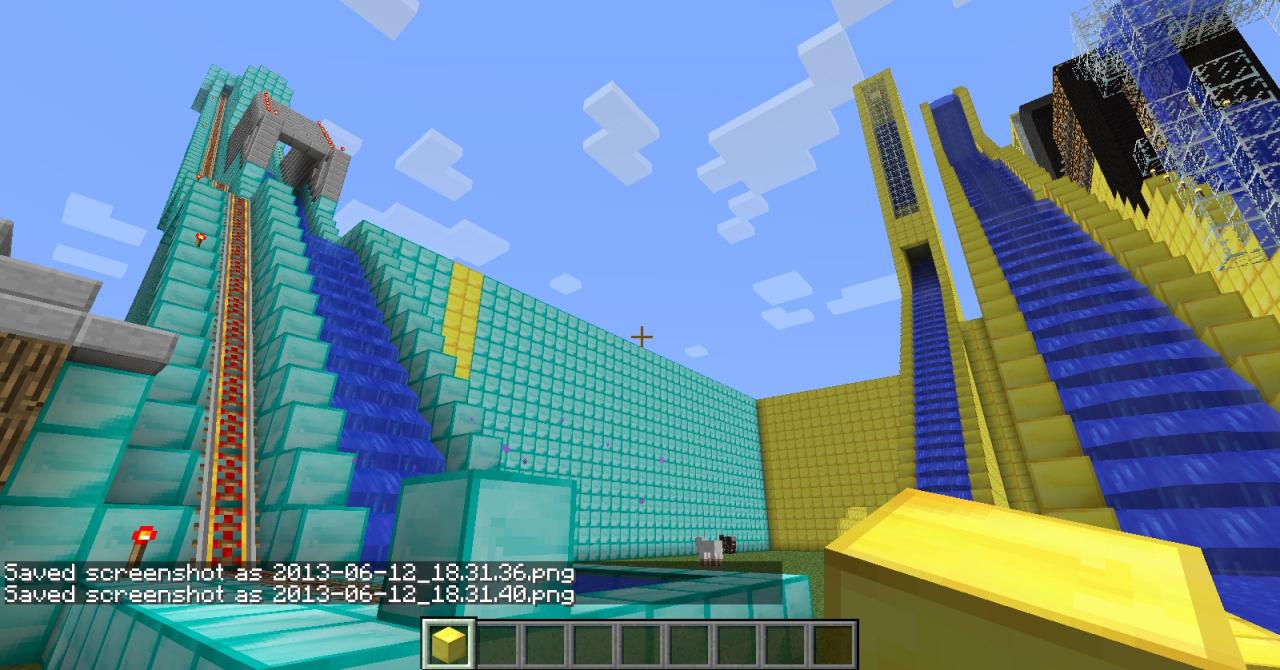 waterslide world Minecraft Map