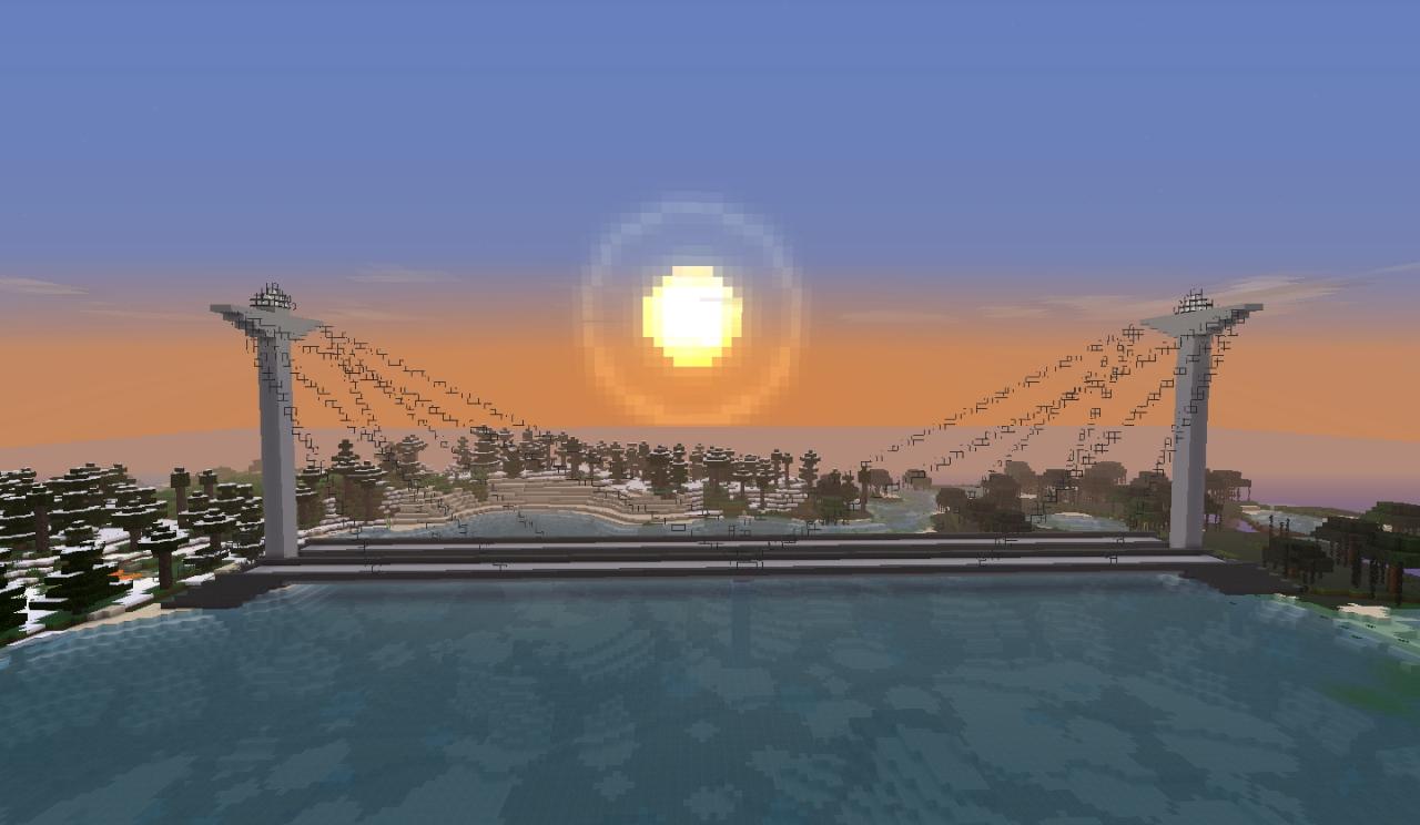 Modern bridge! Minecraft Map