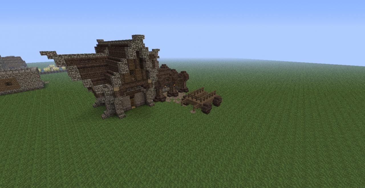 midieval stables Minecraft Map