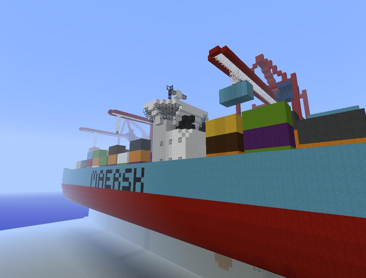 Cargo Ship - Maersk Style Minecraft Map