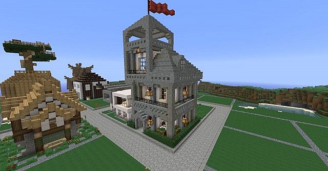 Town house on a 15x15 plot Minecraft Map