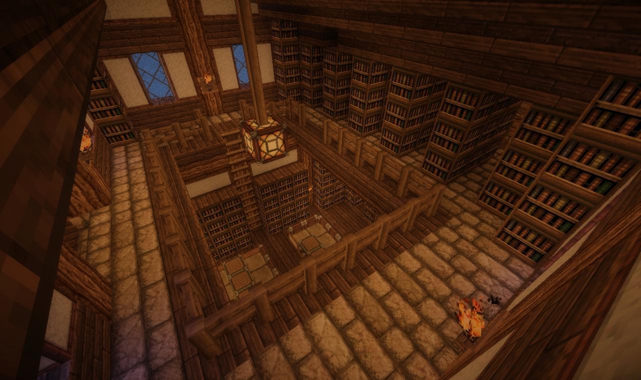 Medieval Store / Library Minecraft Map