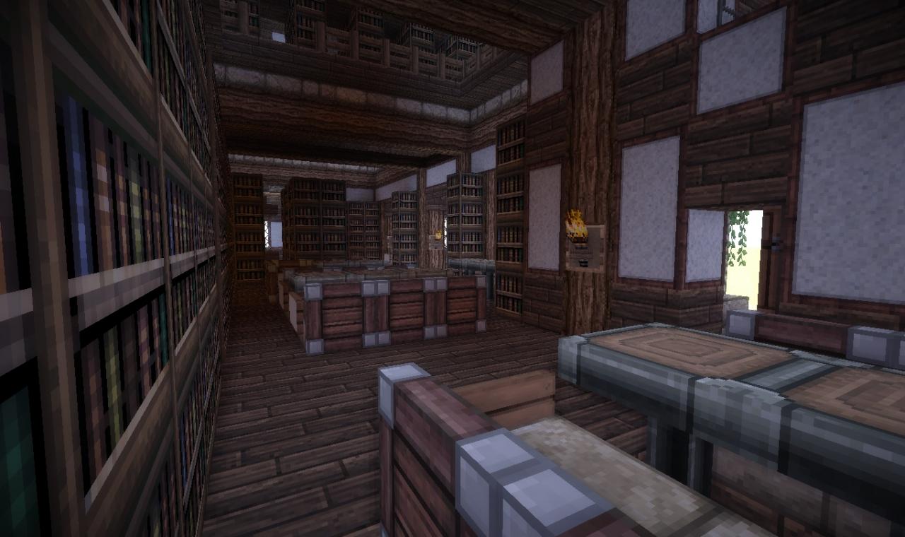 Medieval Store / Library Minecraft Map