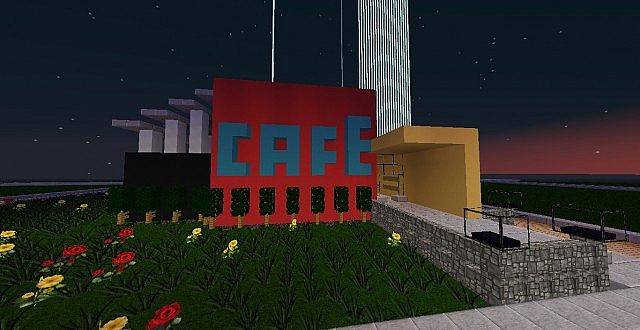 Modern Cafe Minecraft Map
