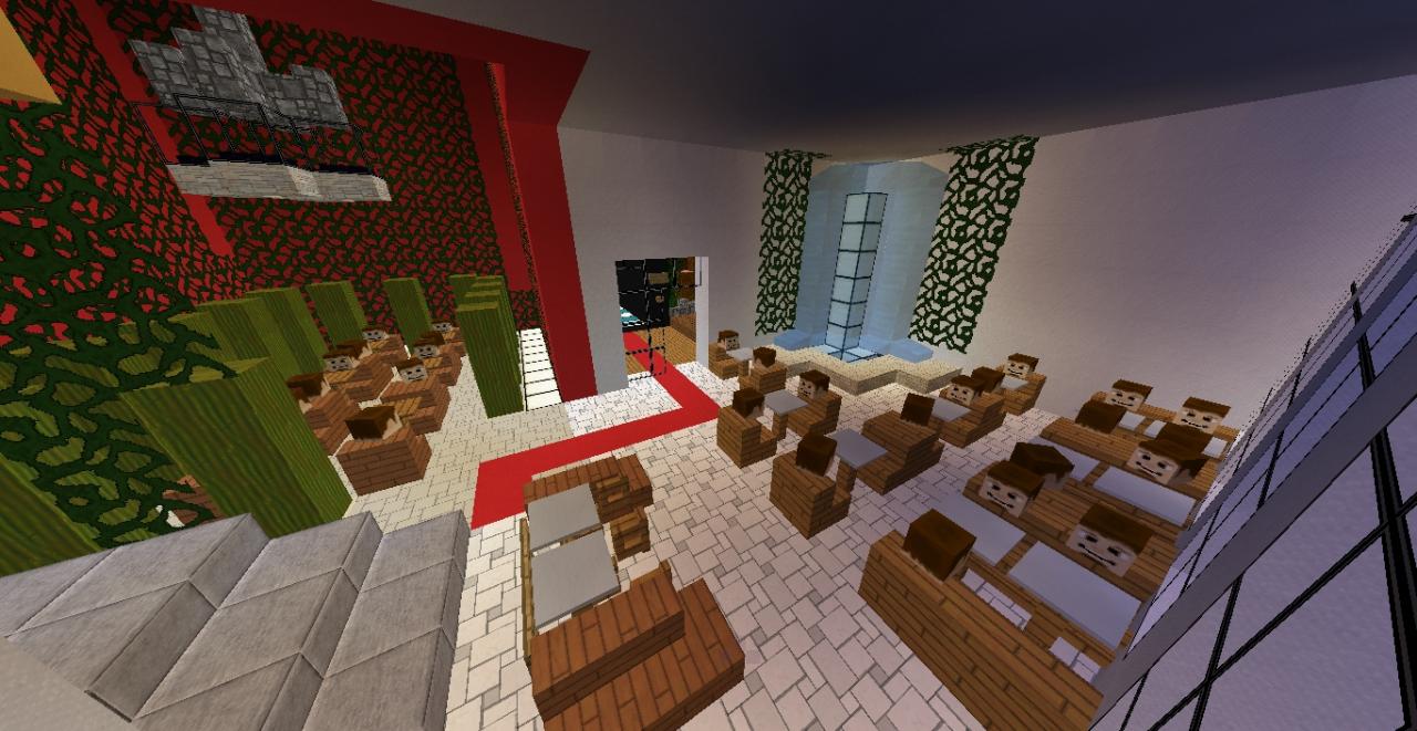Modern Cafe Minecraft Map
