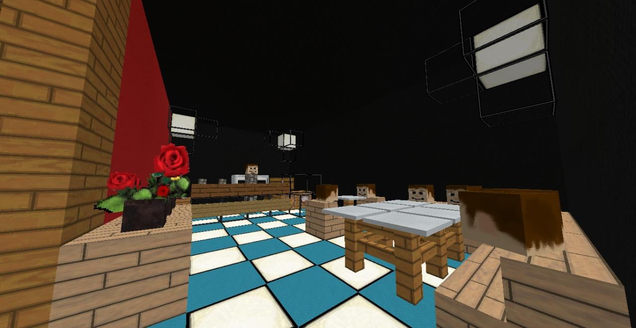 Modern Cafe Minecraft Map