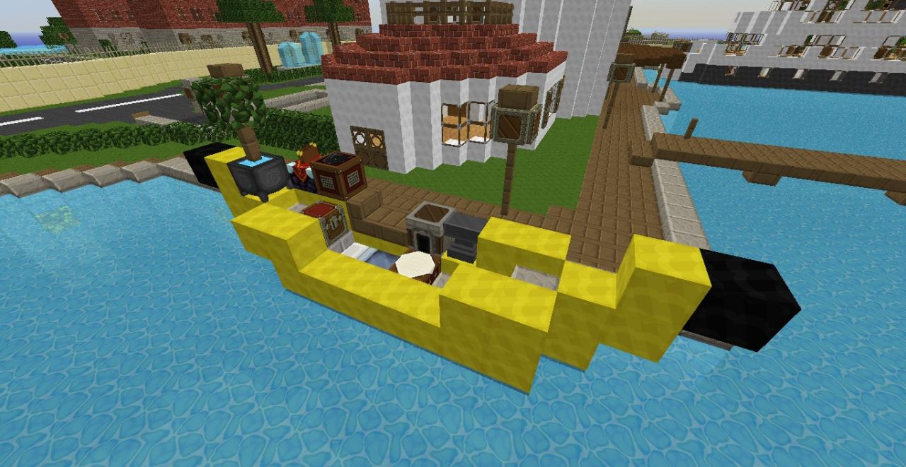 Epic Banana Boat! Minecraft Map